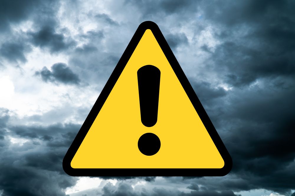 Yellow weather warning: Thunderstorms, hail, and strong winds ...