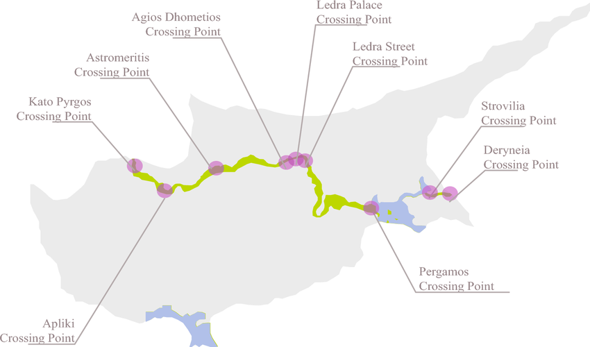 New proposed crossing points highlighted on maps - Sigmalive English
