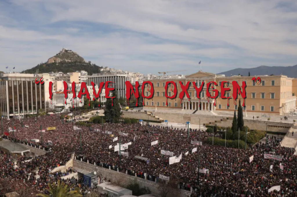 I HAVE NO OXYGEN: Thousands demand justice for the Tempi victims ...