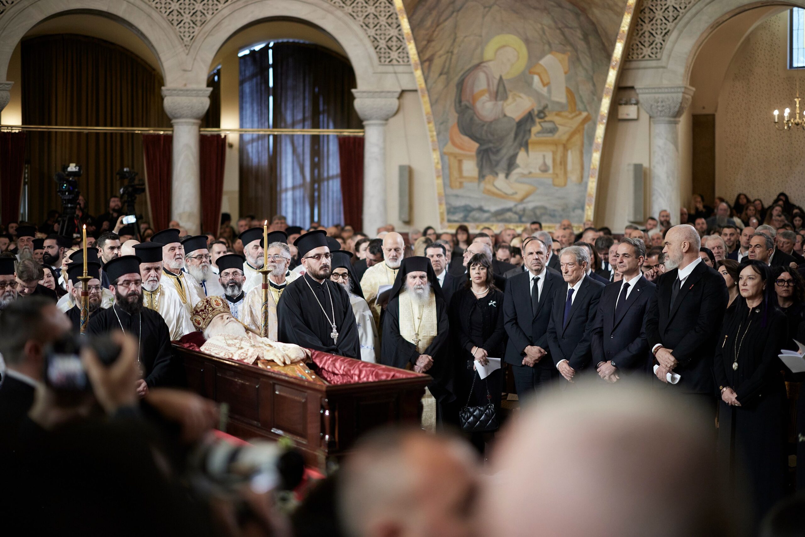Funeral of Archbishop of Albania Anastasios held in Tirana - Sigmalive ...