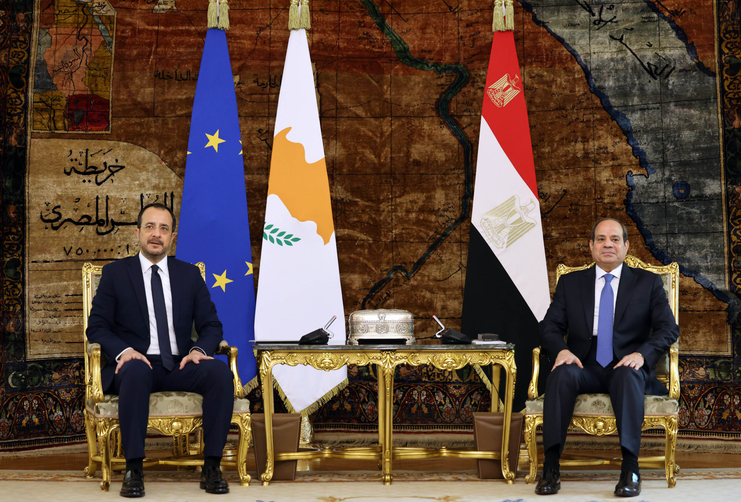 President in Cairo for Cyprus-Greece-Egypt Summit - Sigmalive English