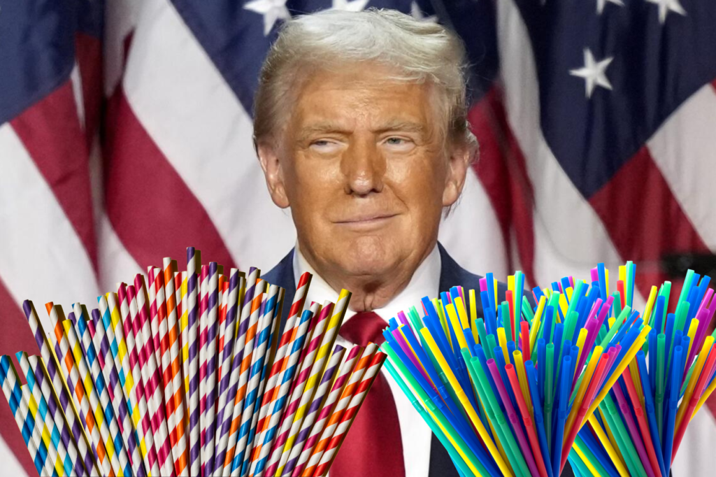 Trump rejects paper straws and pushes for return of plastic - Sigmalive ...