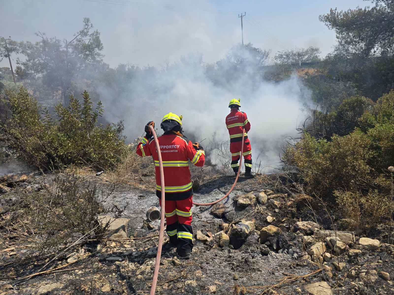 Cyprus wildfire: Road network update - Sigmalive English