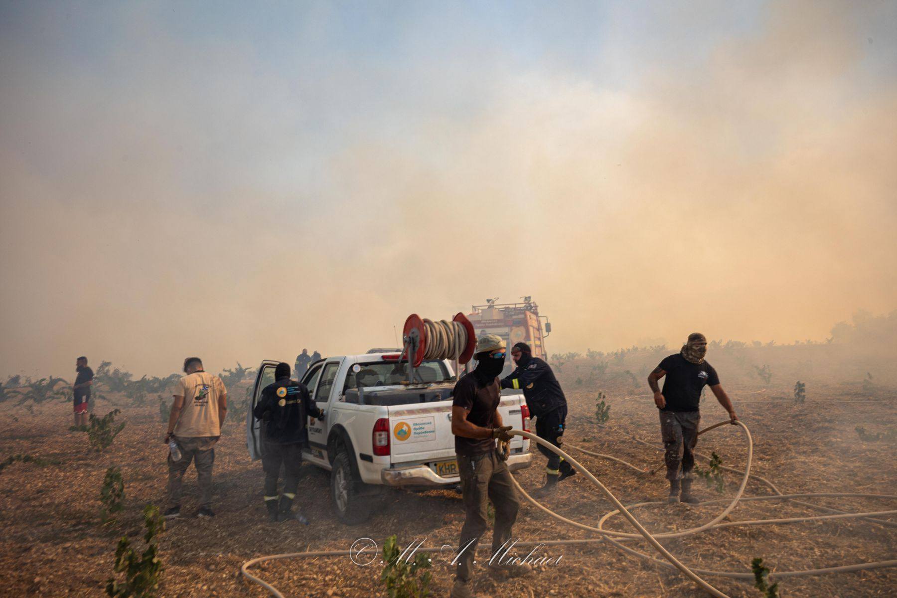 Limassol fire: Risks of flare-ups - Arson investigated - Page 2 of 9 - Sigmalive English