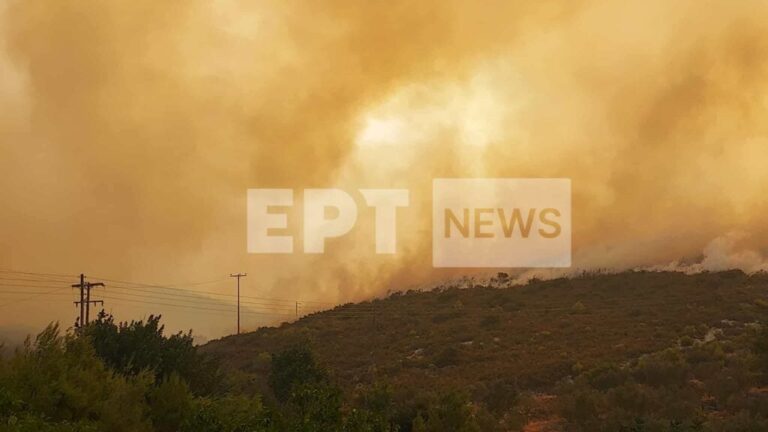 Multiple fire fronts in Vonitsa, Zakynthos, Arta and Kefalonia ...