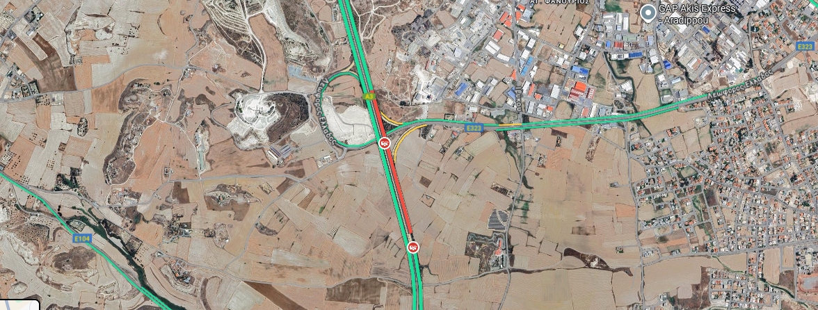 Traffic accident in Larnaca blocks lanes near airport route - Sigmalive ...