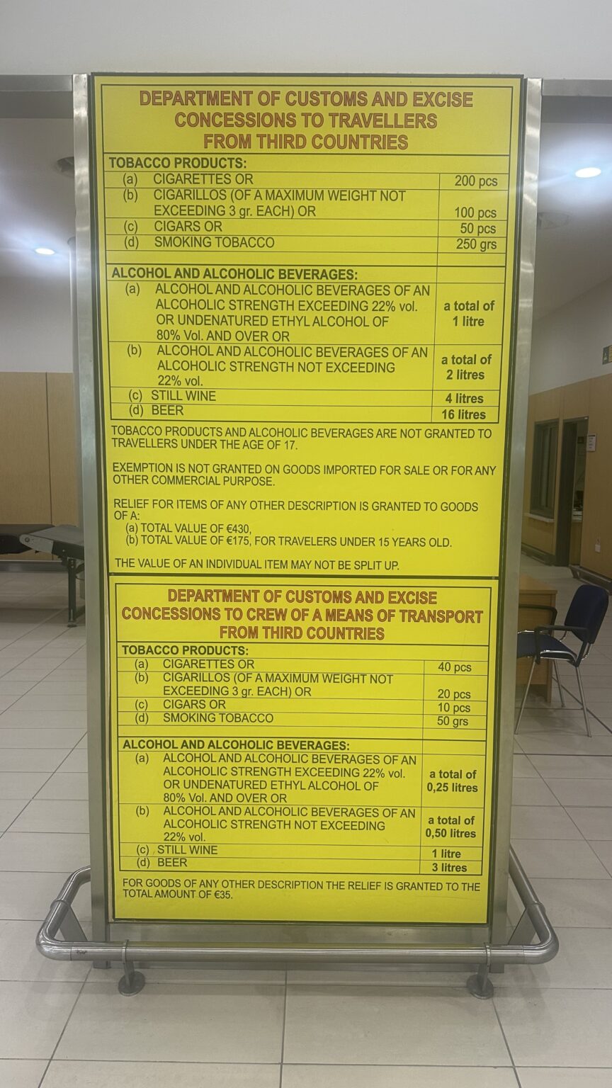 What can you bring into Cyprus? Customs rules travellers should know ...